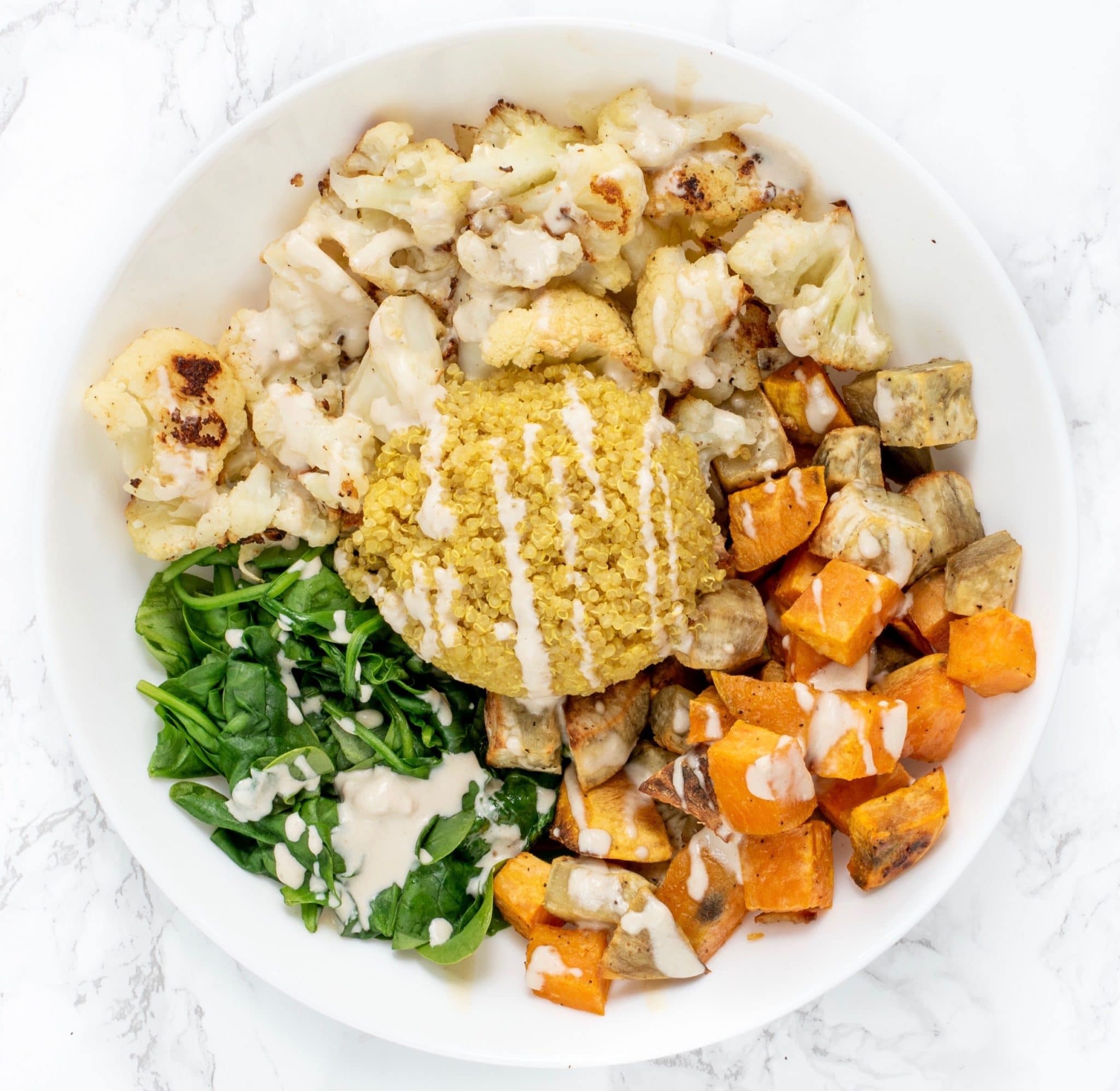 Vegan Macro Bowl (GF) - HealthyGirl Kitchen