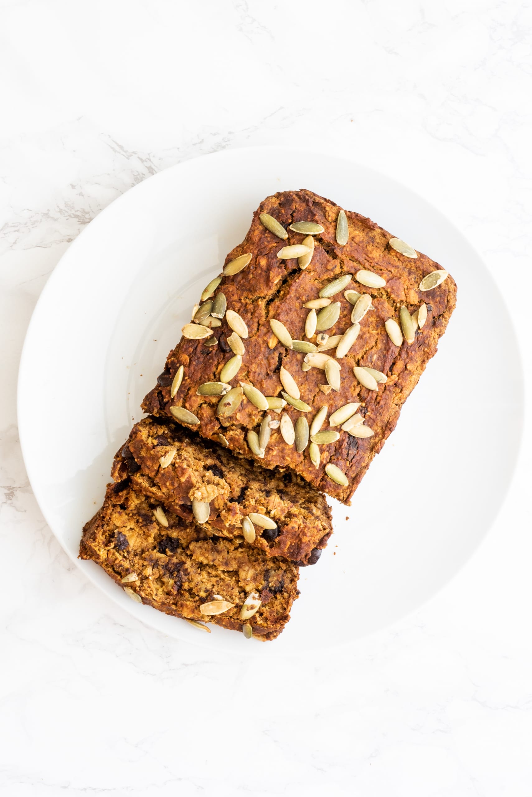 Vegan Chocolate Chip Pumpkin Bread (gluten-free!) - HealthyGirl Kitchen