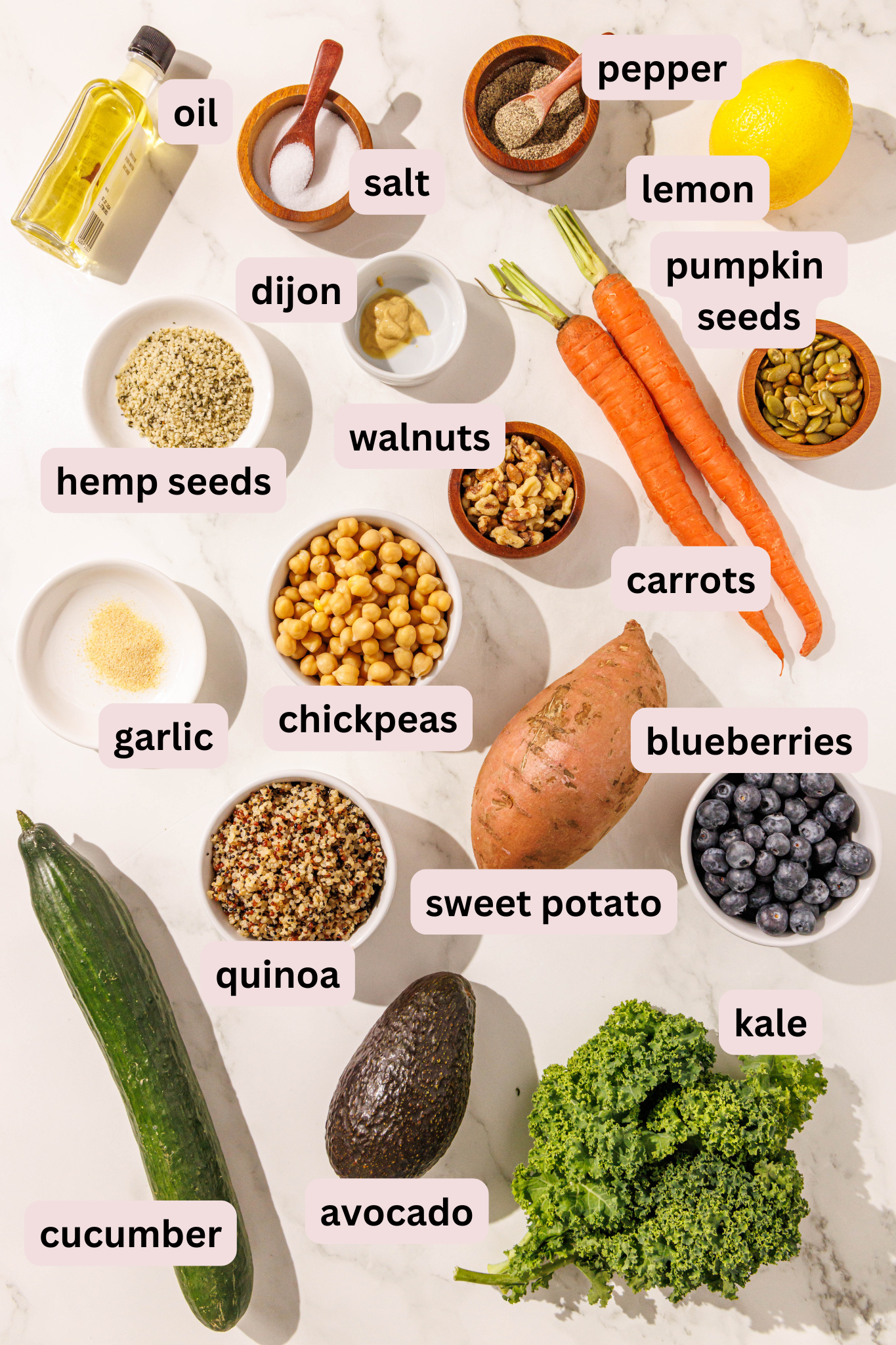 Longevity Salad (vegan & gluten-free!) - HealthyGirl Kitchen