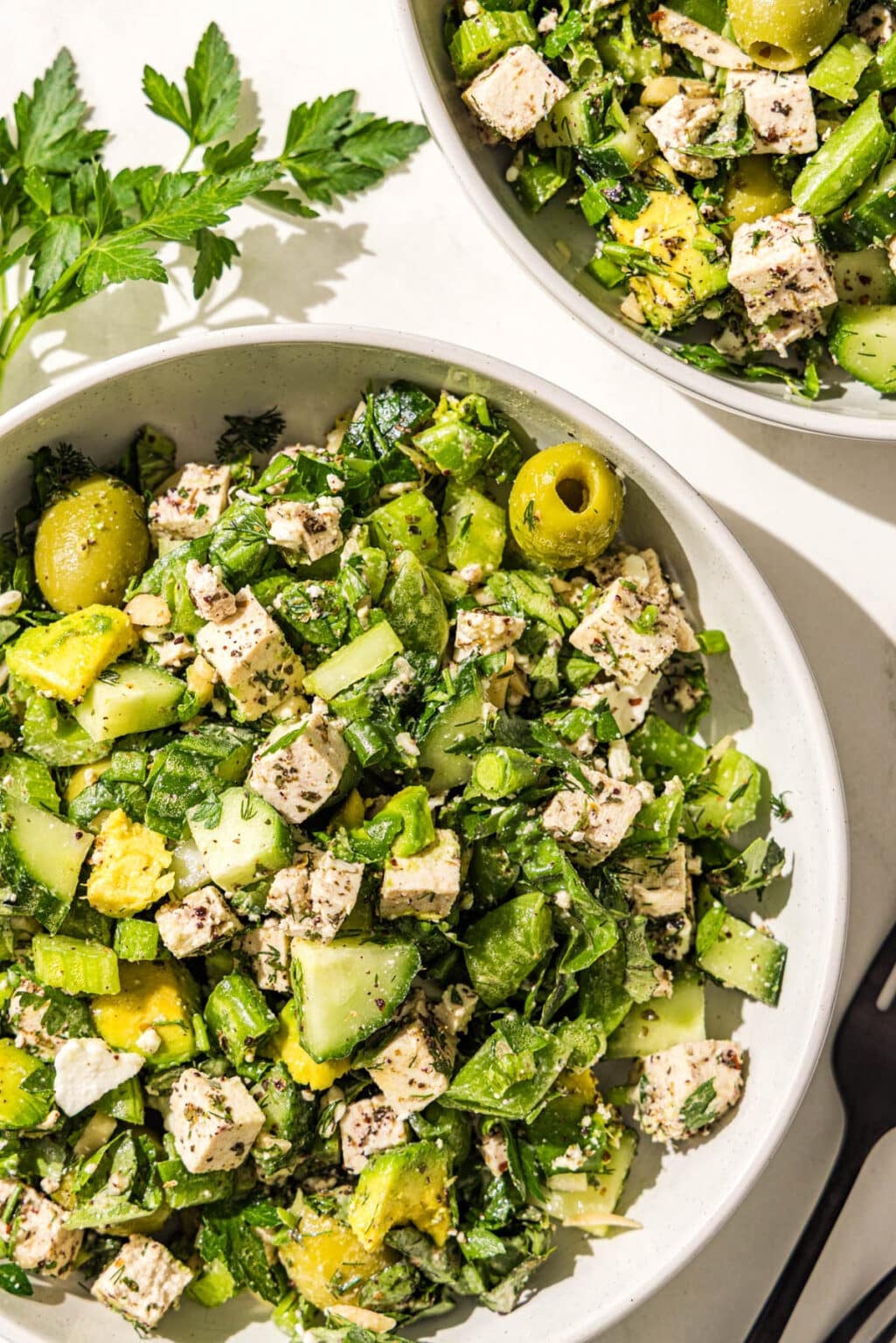 Green Girl Crunch Salad - HealthyGirl Kitchen