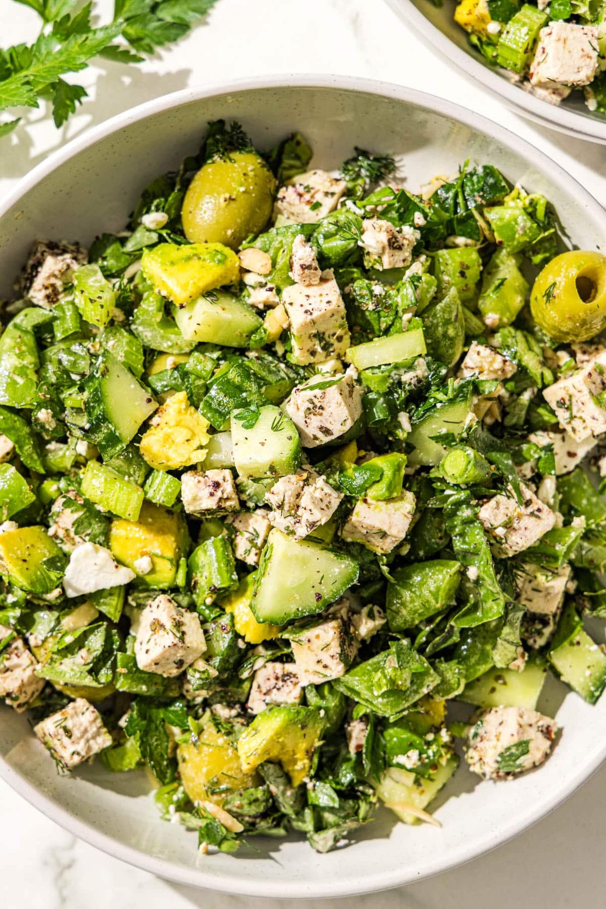 Green Girl Crunch Salad - HealthyGirl Kitchen