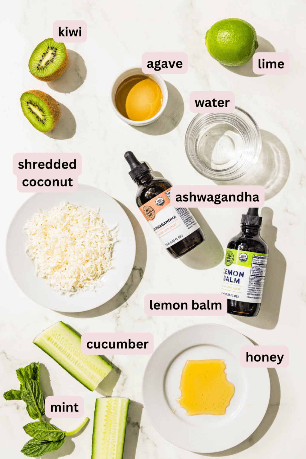 Kiwi Lime Stress Relief Mocktail (low sugar!) - HealthyGirl Kitchen